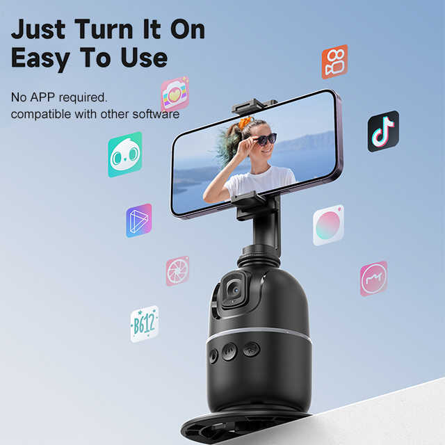 360° Auto Face Tracking Smart Gimbal, Model:PO3,